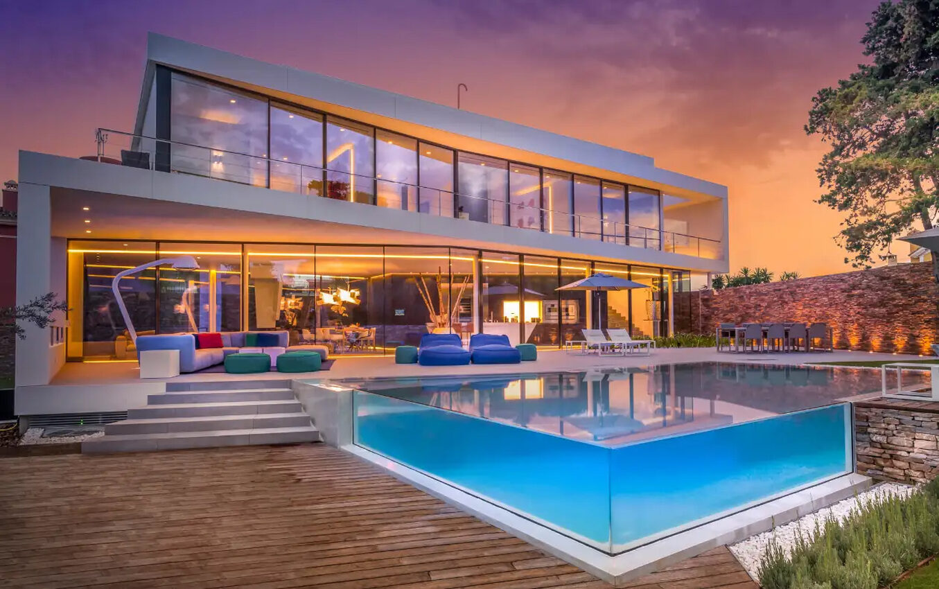 Luxury Villa House Glass Prachtige Moderne Villa Gelegen In De